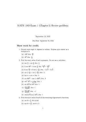[Solved] Instructions Answer the five questions 20 points each ...