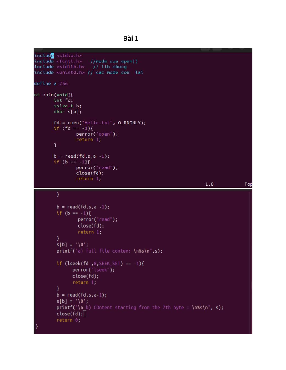 25020717 - Lab 5: System Calls vs Standard Library in C - Studocu