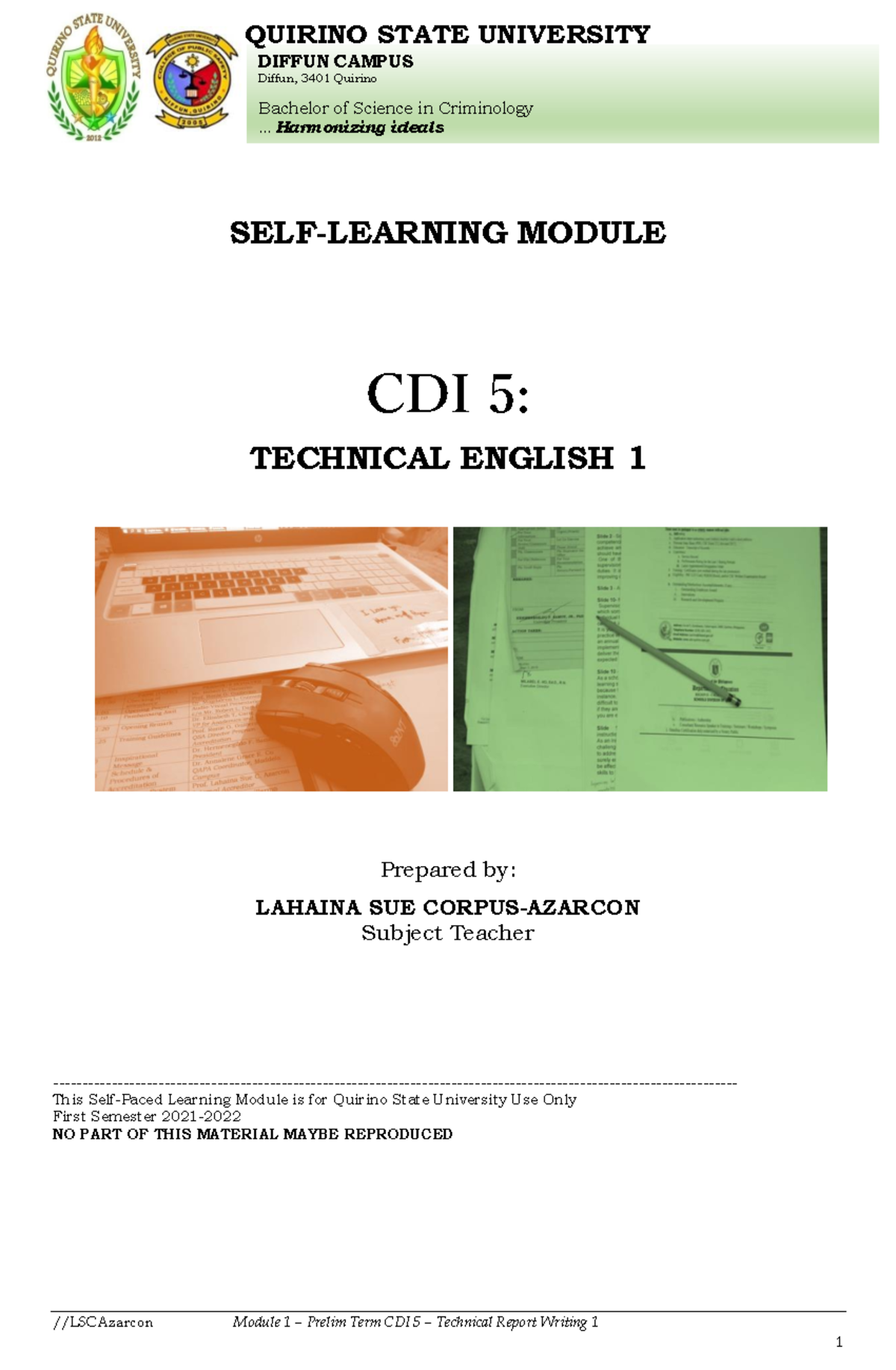 CDI-5-Final-Exam-Topics-6-10-Technical-Report-Writing - Studocu