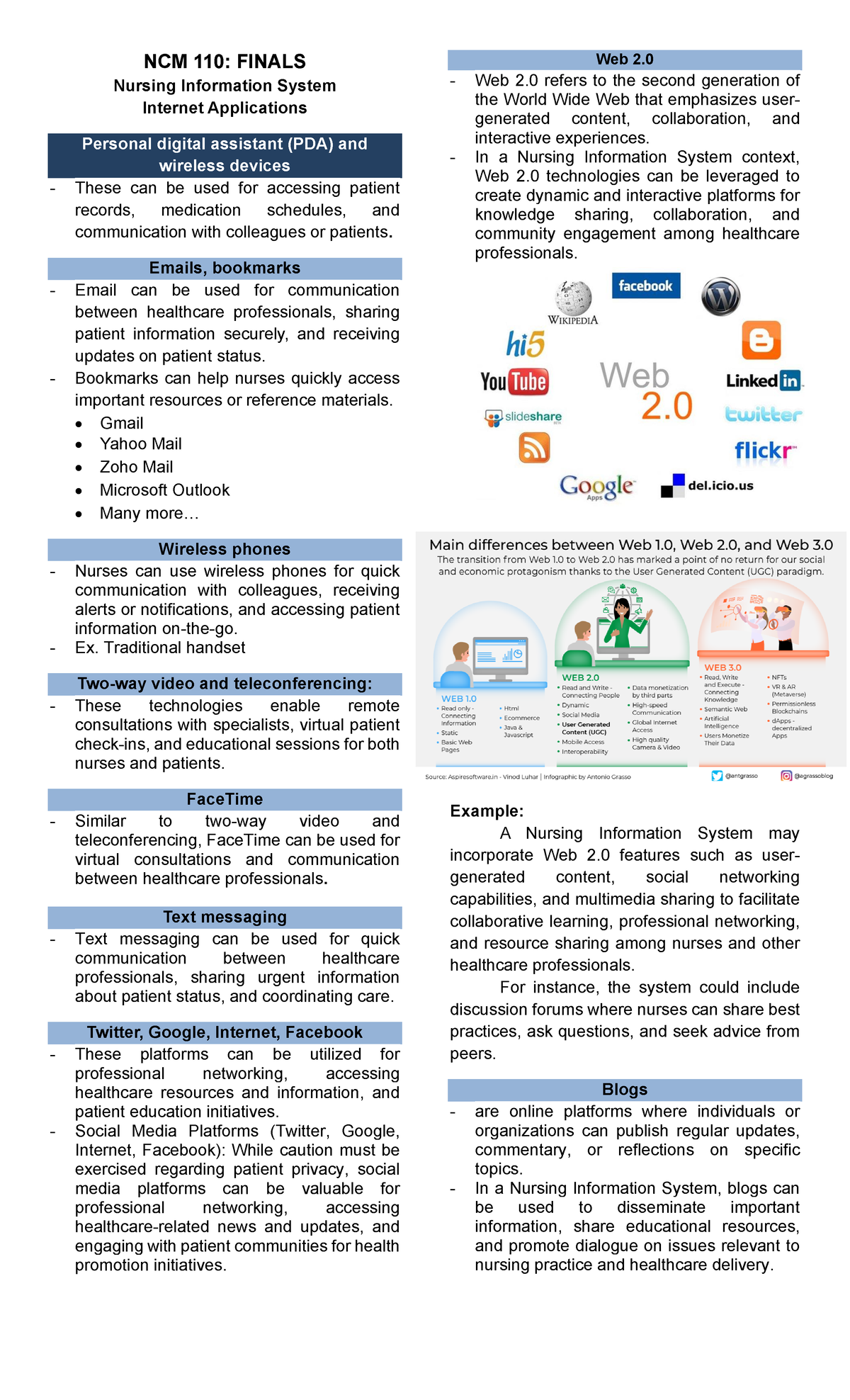 NCM 110: Comprehensive Guide to Nursing Information Systems Finals ...