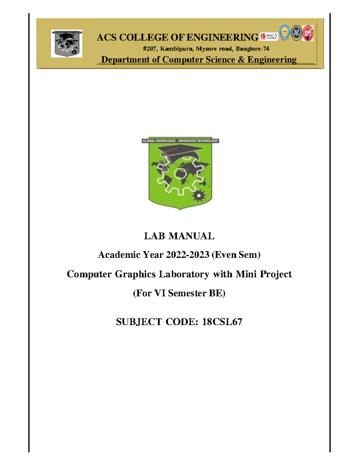 CG Manual - LAB MANUAL Academic Year 2022-2023 (Even Sem) Computer ...