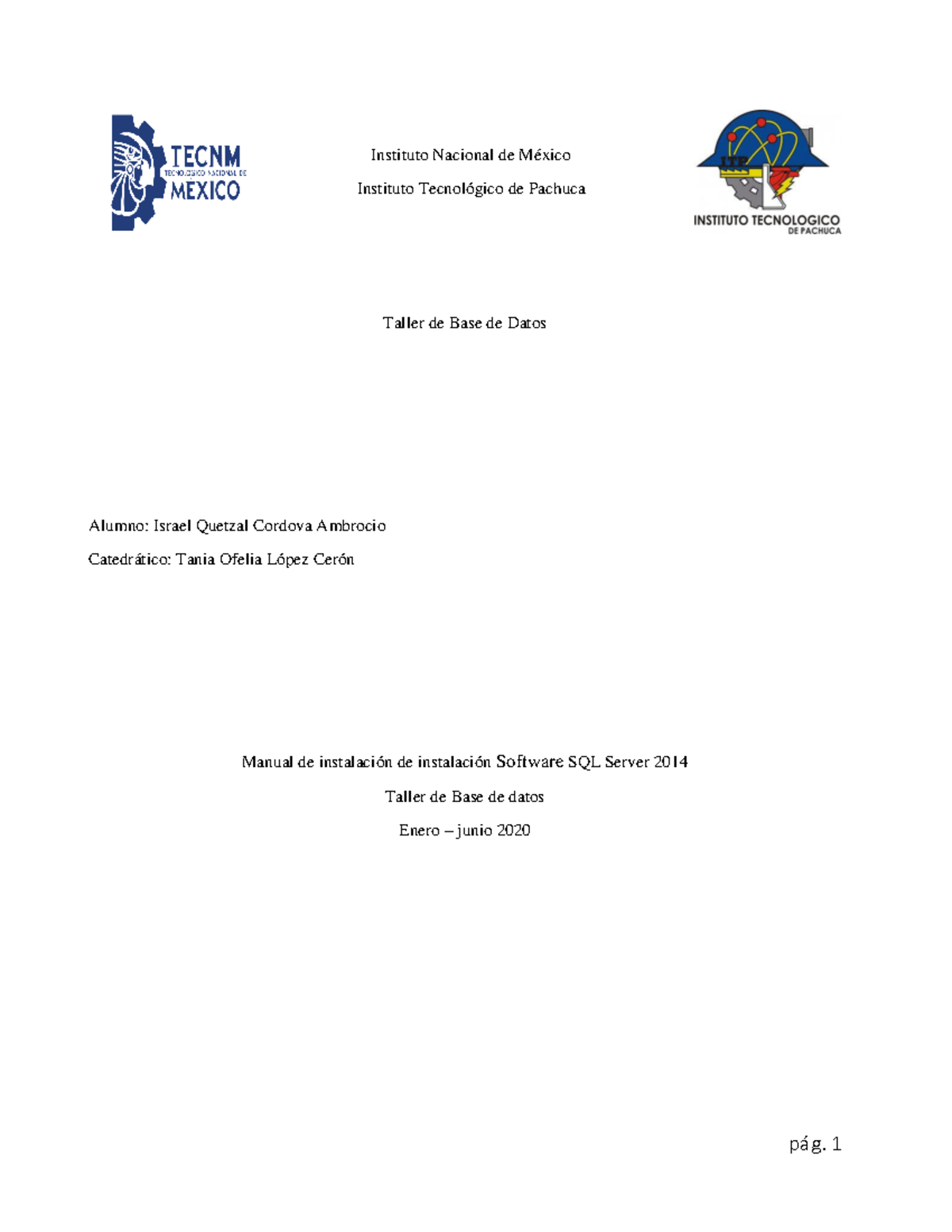 Manual De Instalación Sql Server 2014 Warning Tt Undefined Function 32 Instituto Nacional