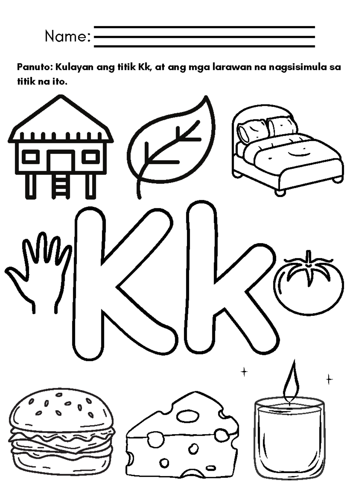 Kinder activity Filipino week 3 - Early Childhood Education - KkKk ...