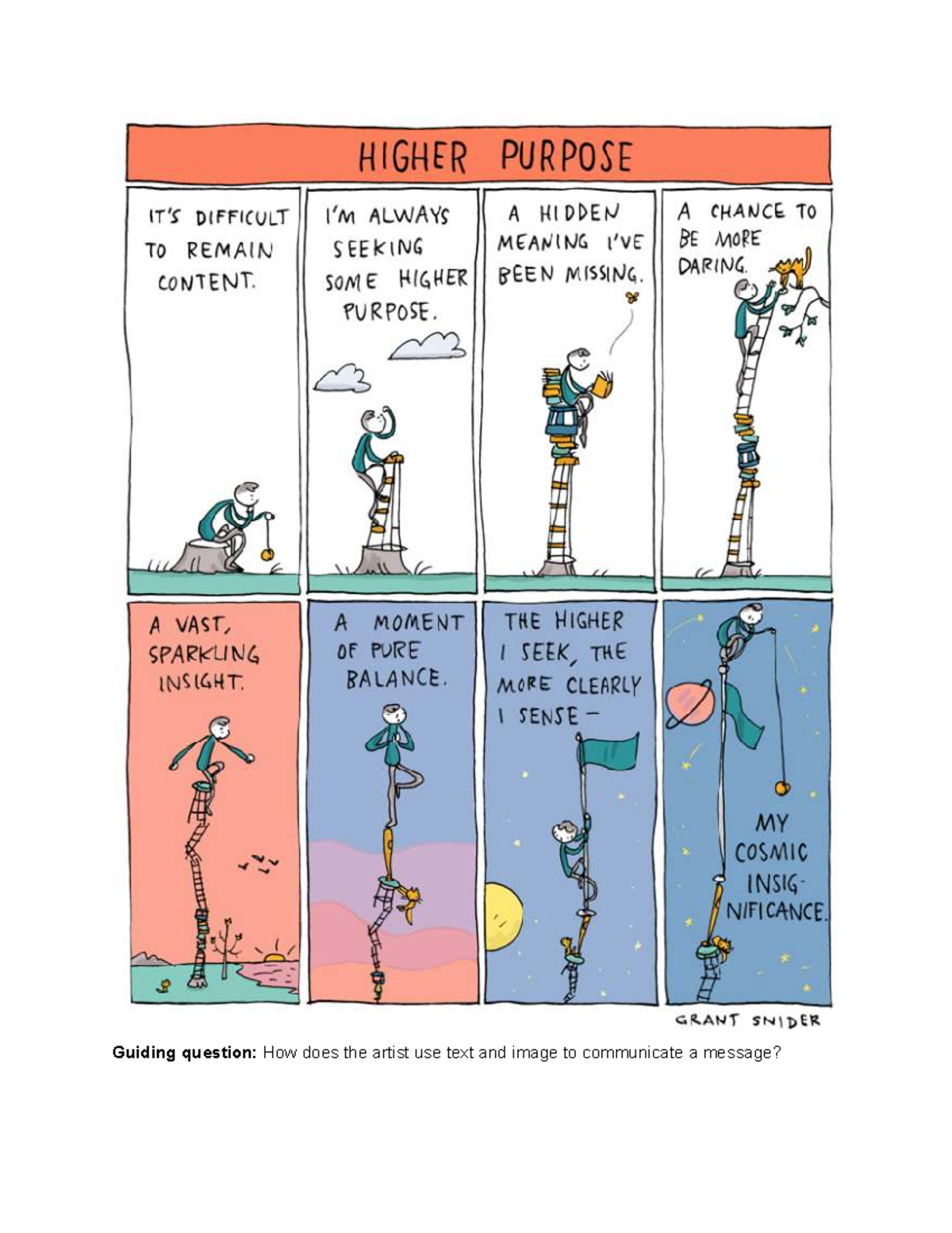 Paper 1 Practice - Comic (Blank) - English A: Language and Literature ...