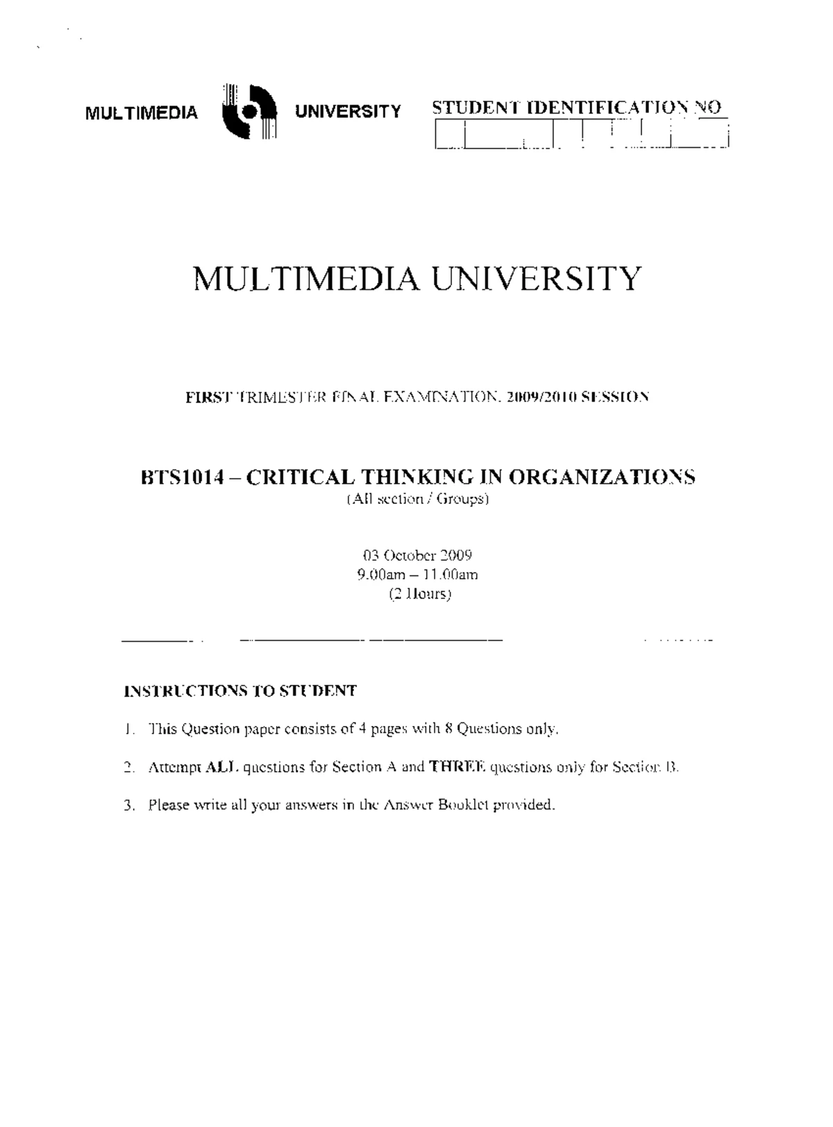 Academic Calendar 2025 - Multimedia University (MMU) Session - Studocu