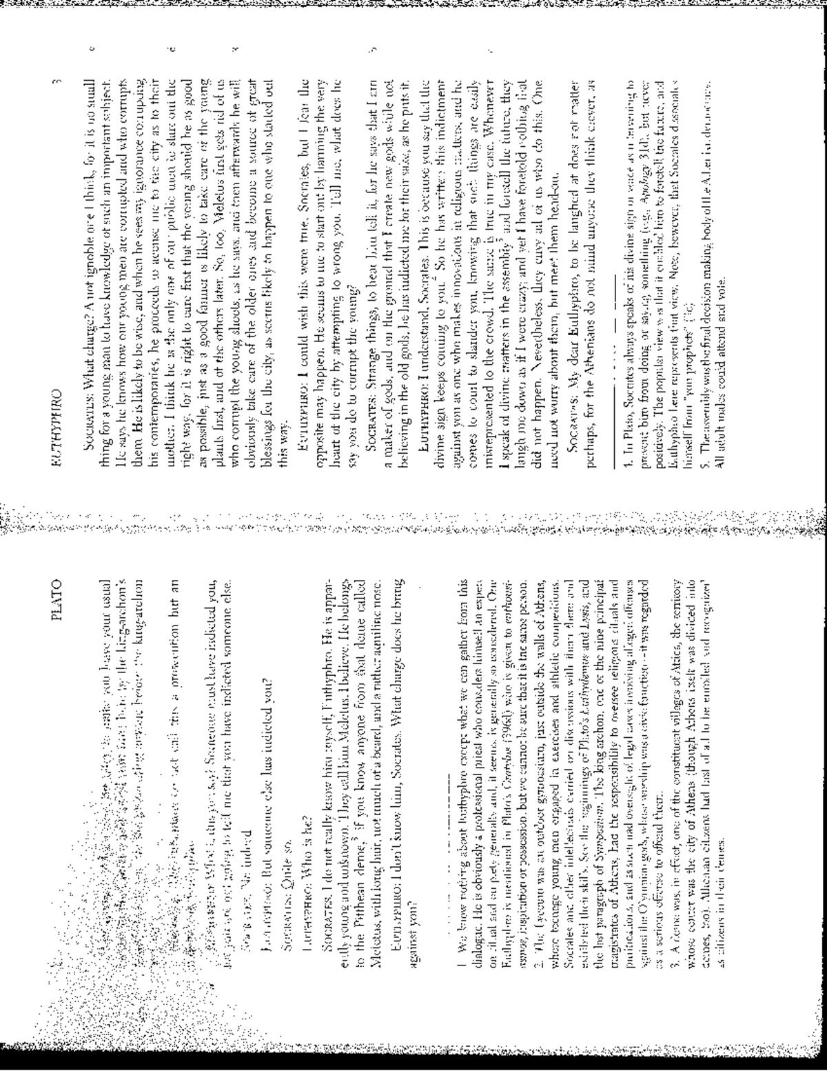 Final Exam Review Notes for Course Code: ABC123 - PLATO EUTHYPHRO ...
