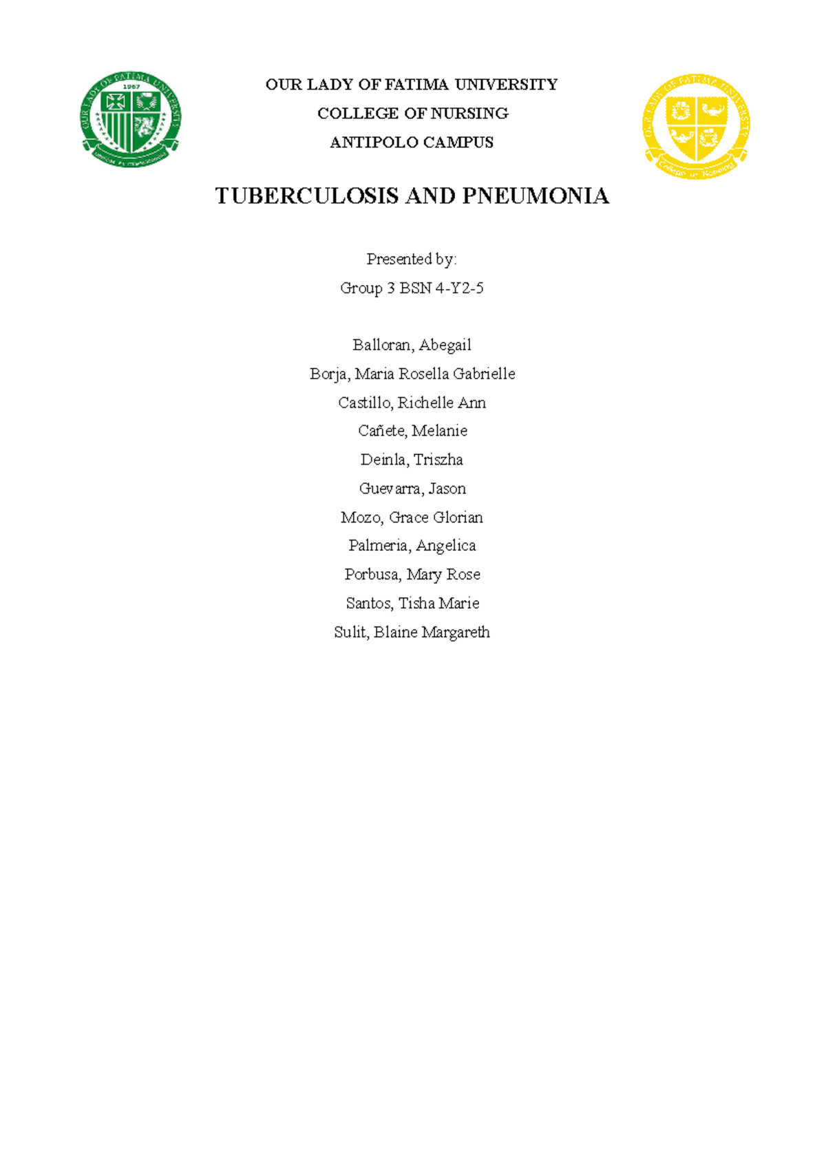 TB-Pneumonia Case Study: Insights into Tuberculosis & Pneumonia ...