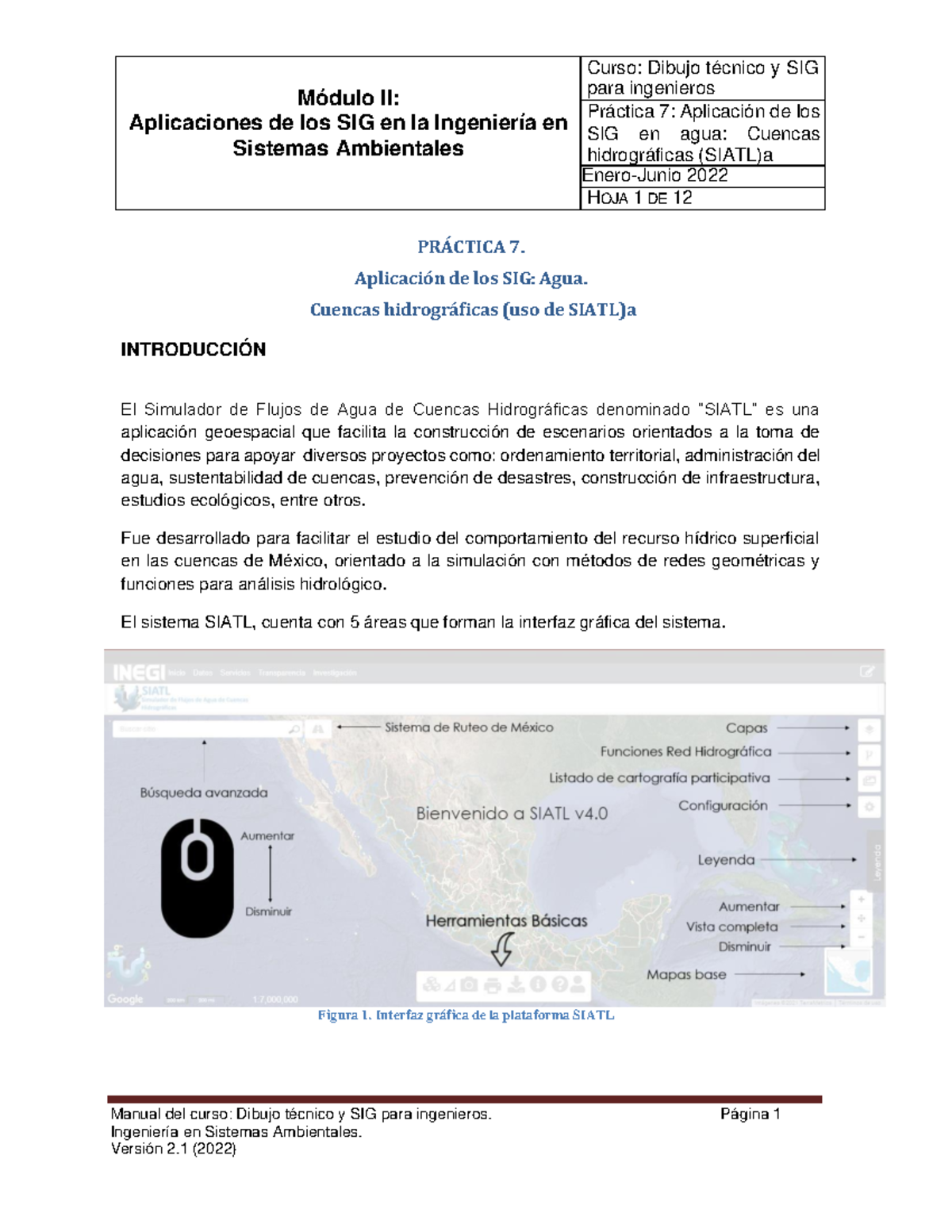 Práctica 7: Aplicaciones de SIATL en Cuencas Hidrográficas (2022) - Studocu