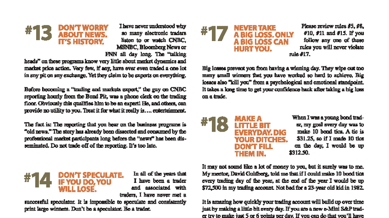 Trading Rules: Avoiding Big Losses and Building Consistency - Studocu