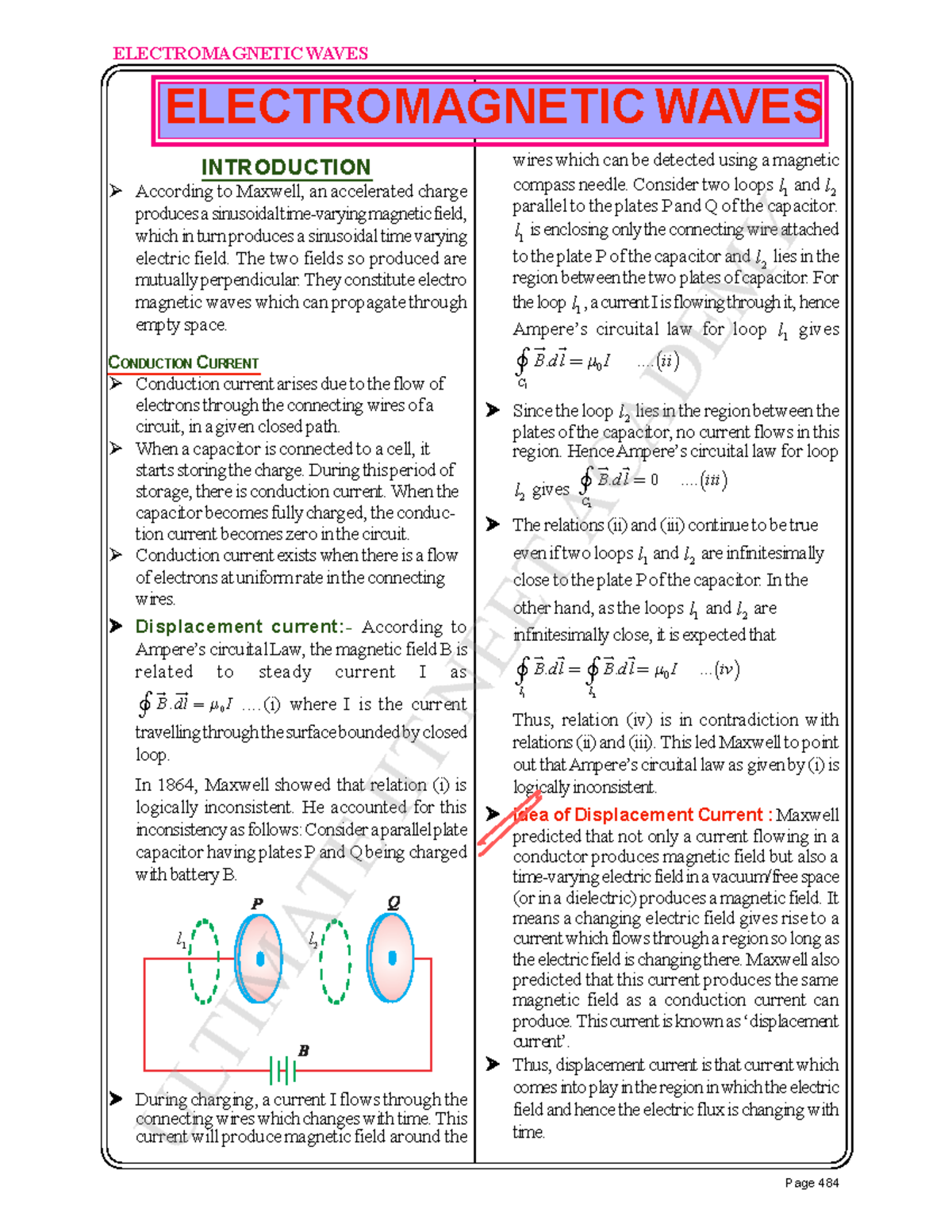 EM Waves: A Comprehensive Textbook on Theory & Applications - Studocu