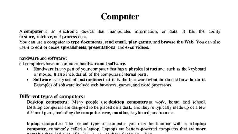 C Fundamental Unit 1: Structured Programming Lecture Notes - Studocu