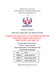 Lập trình Python - IPPA233277_04 - HCMUTE - Studocu