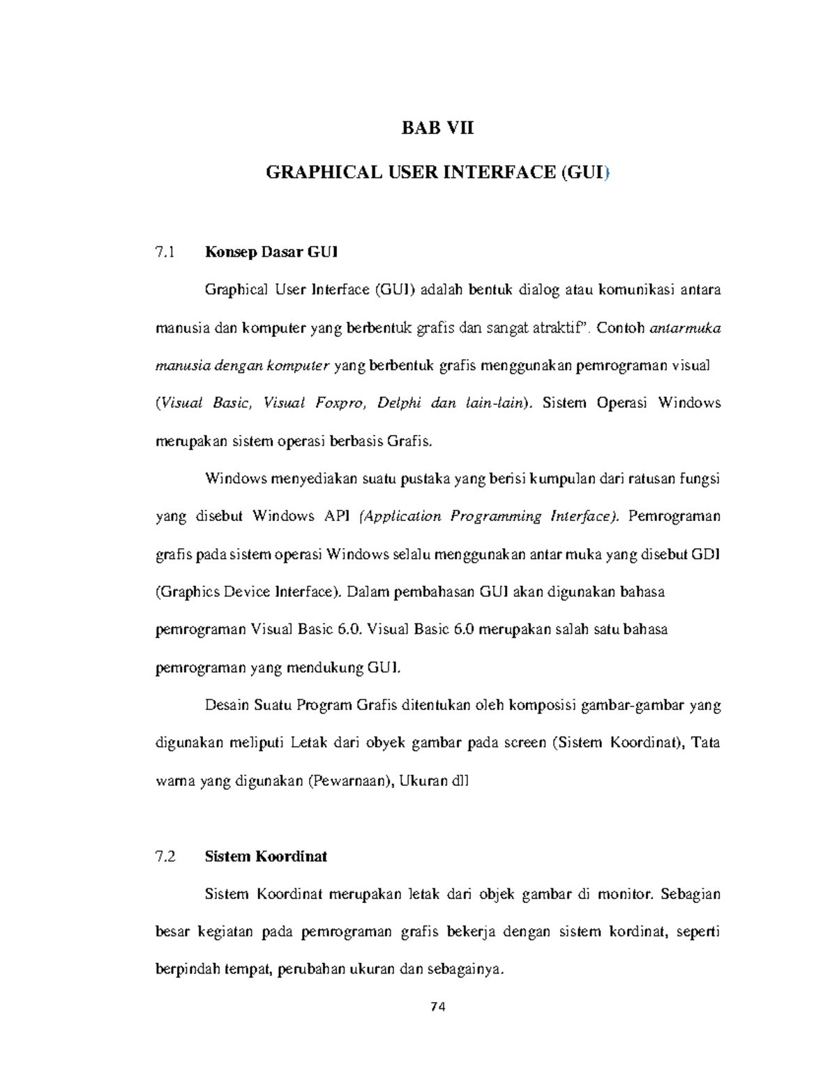 Modul Interaksi Manusia Komputer (MIK101) Bab 7: Antarmuka Grafis (GUI ...