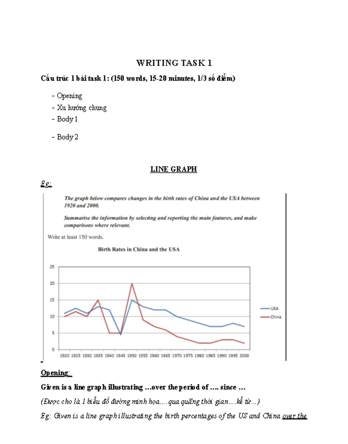 Task 1: Writing Skills Guide for English (150 Words) - Studocu