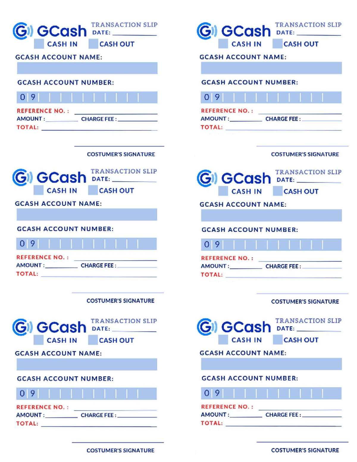 GCash Transaction Slip Receipt - Studocu