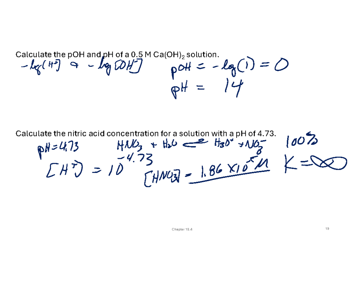 Weak Acid Equilibrium and pH Calculations - CHEM 120 Chapter 18.5 ...