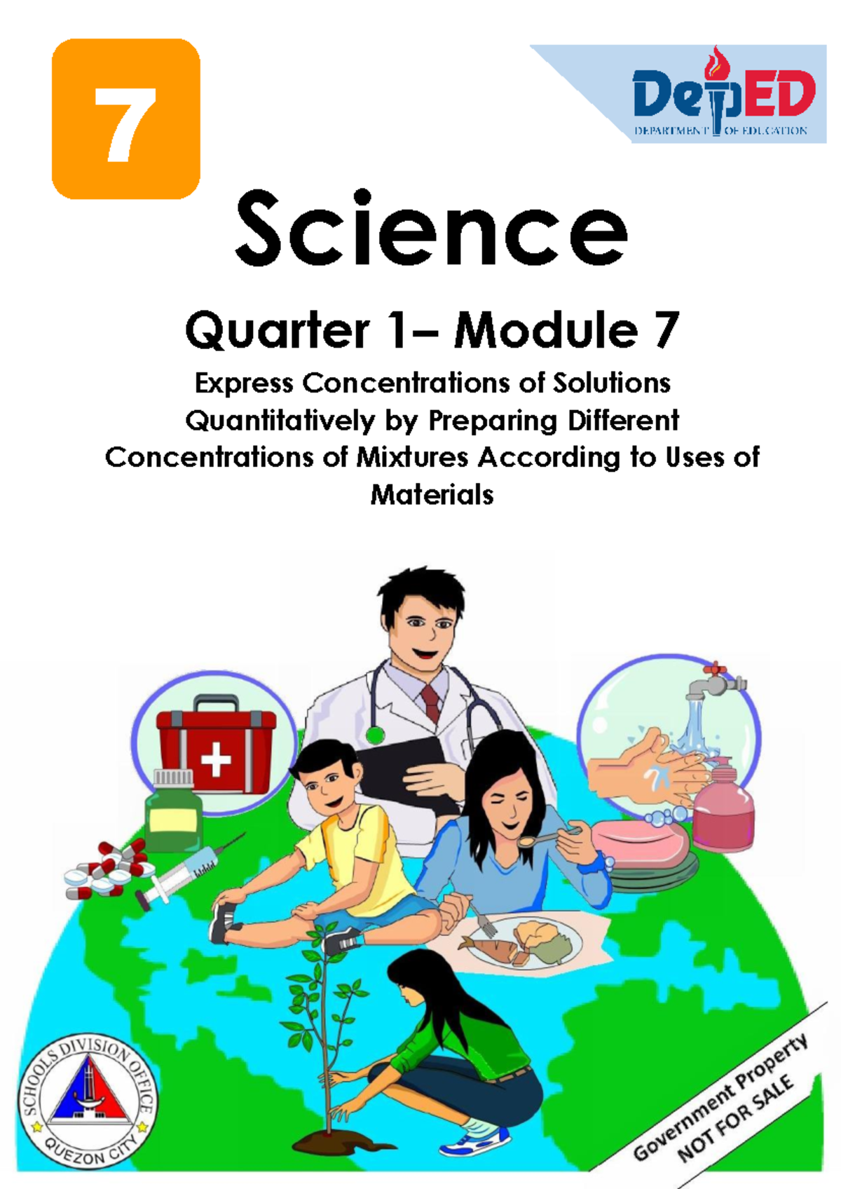 487492419 SCI 7 Q1 Mod 7: Concentration of Solutions Explained - Studocu