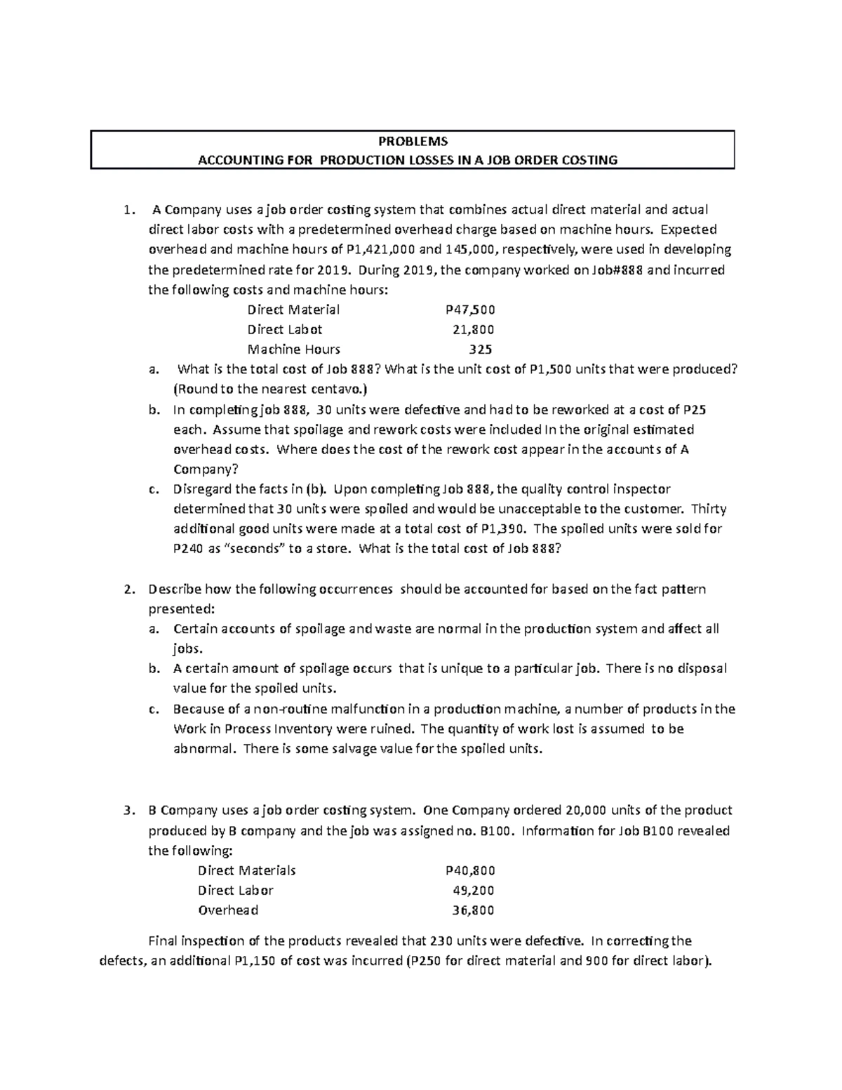 Chapter 7 Answer Key - CHAPTER 7 Exercises 1, 2, 3, 4, 5, 6 All ...