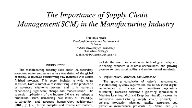 The Role of SCM in Manufacturing: Insights from Tesla's Strategy (TPI ...
