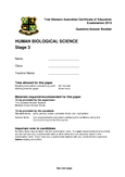 ATAR Human Bio - Grade: 12 - Western Australian Certificate of ...