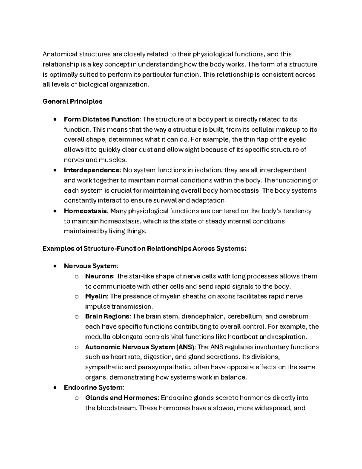 Document 7 - i just took notes from a random anatomy textbook ...