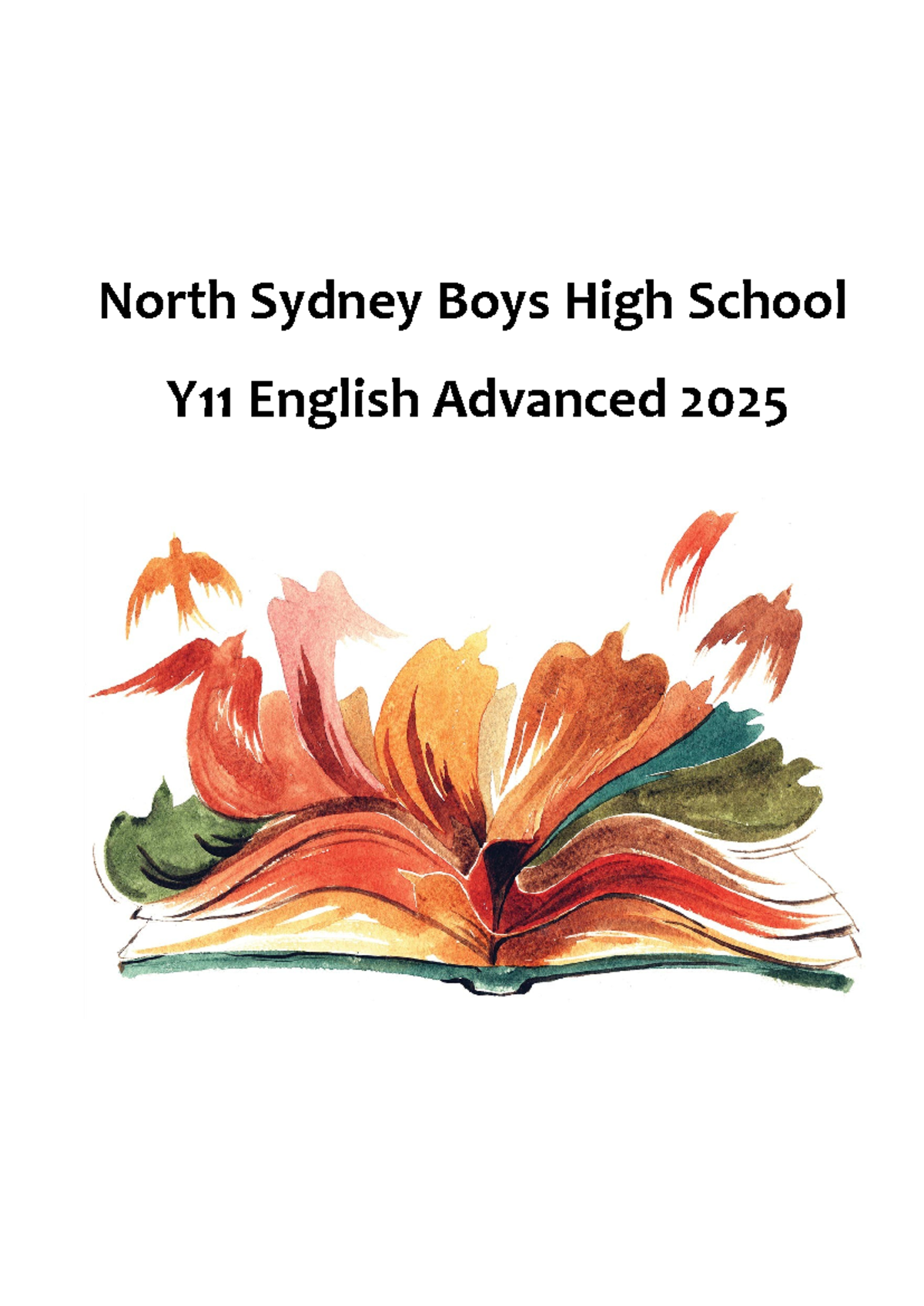 Year 11 2025 Advanced Course Overview - North Sydney Boys High School ...