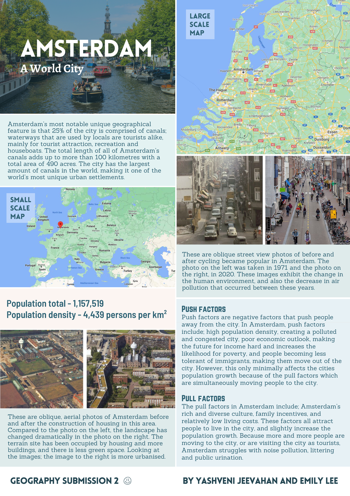 Amsterdam Geography Submission: Urban Changes & Canal Features - Studocu