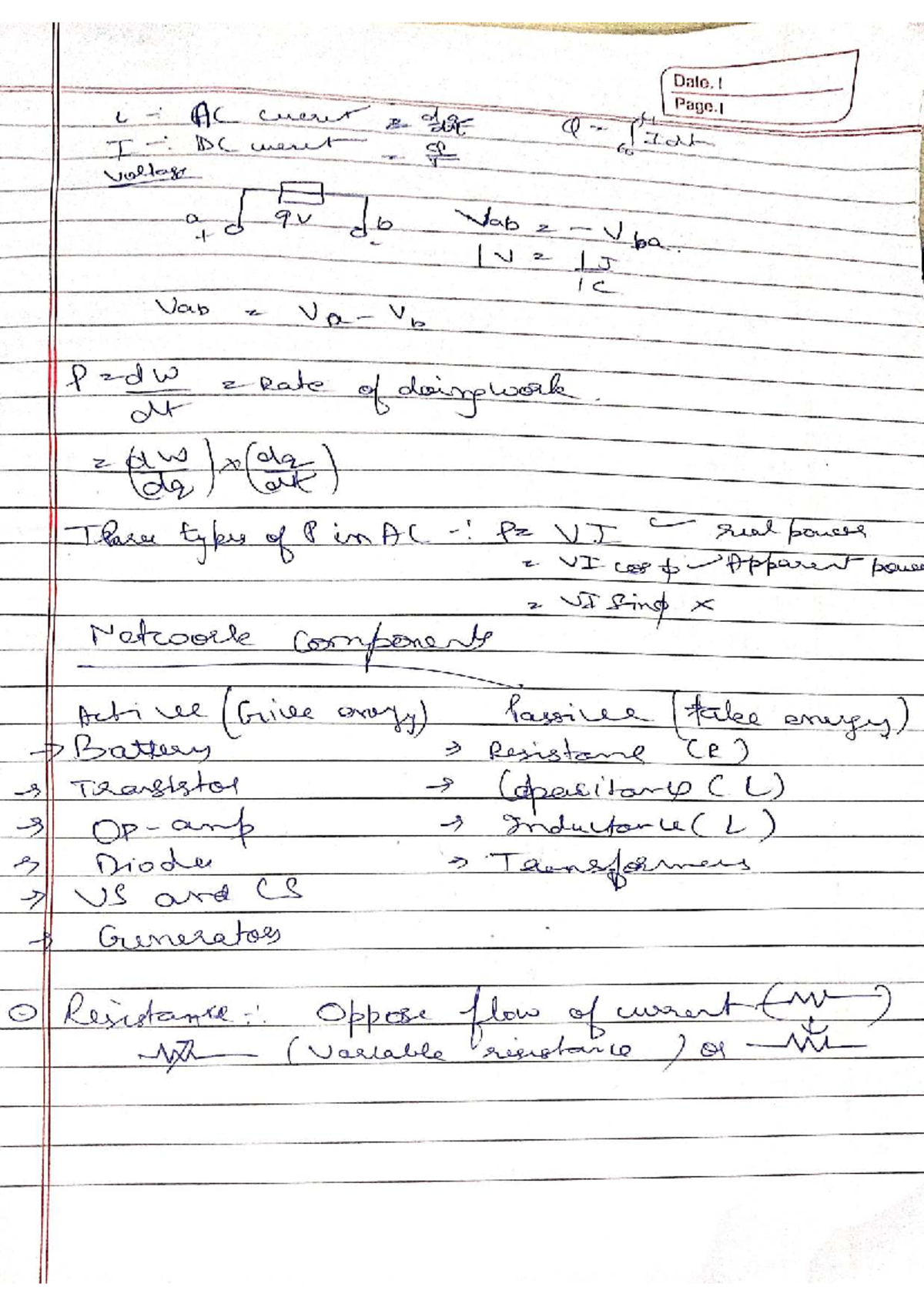Electrical Fundamentals and Circuit Analysis (ENG 101) - Studocu