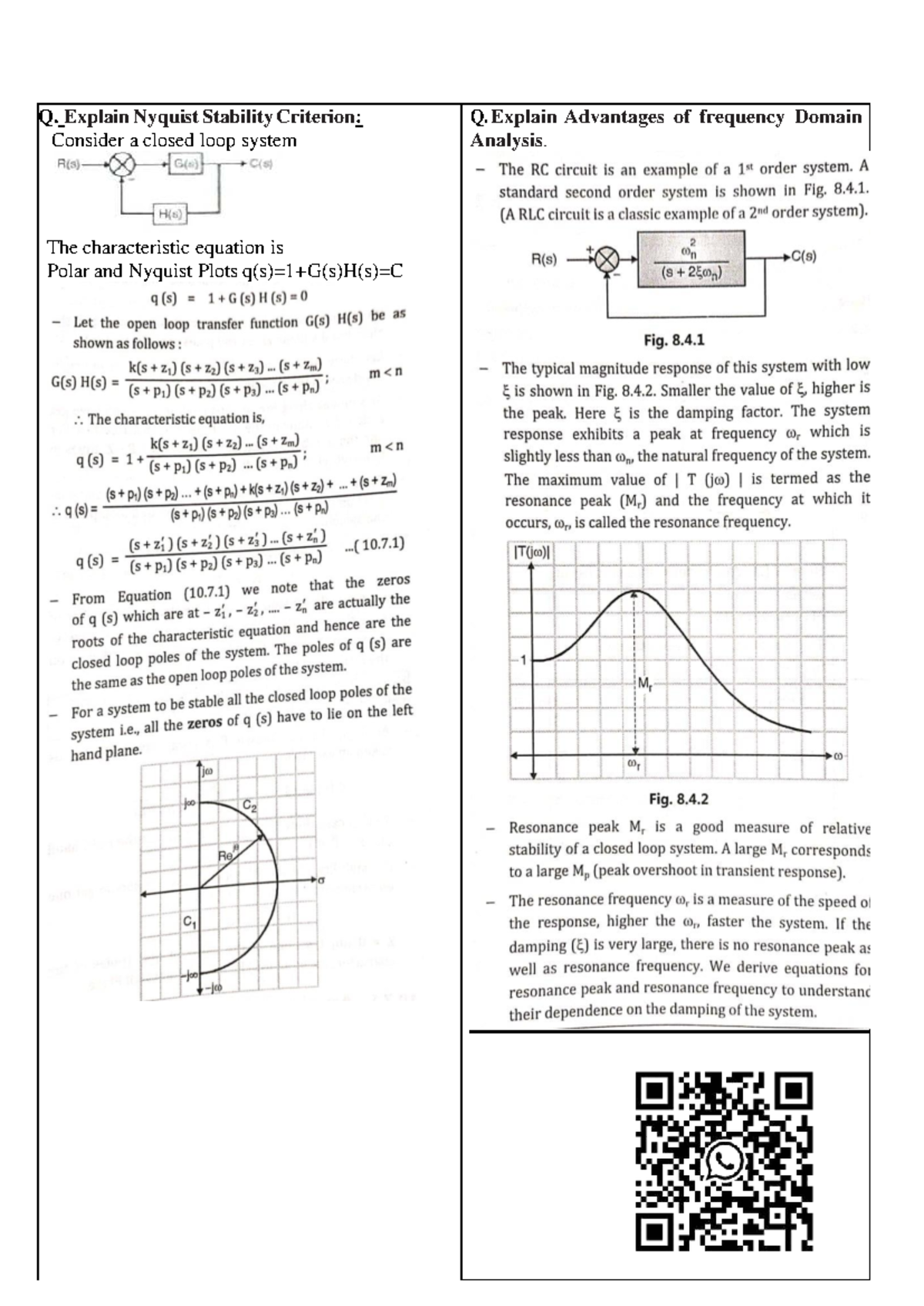 CS Micro (ONS) - Nyquist Stability Criterion & Frequency Domain ...