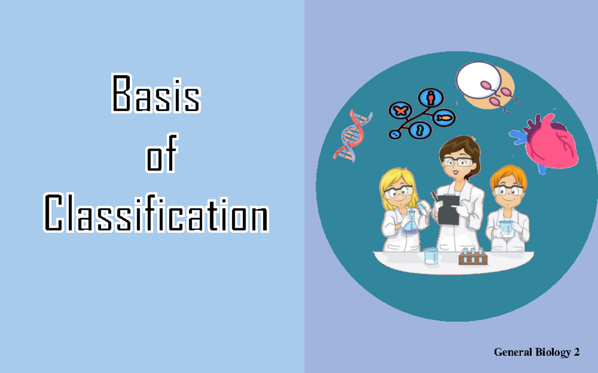Basis of Classification: Morphology, Phylogenetics & Cladograms - Studocu