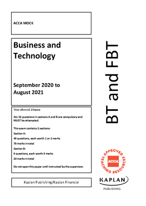 ACCA-BT-S24-Notes - From opentutition - ACCA Business and Technology ...