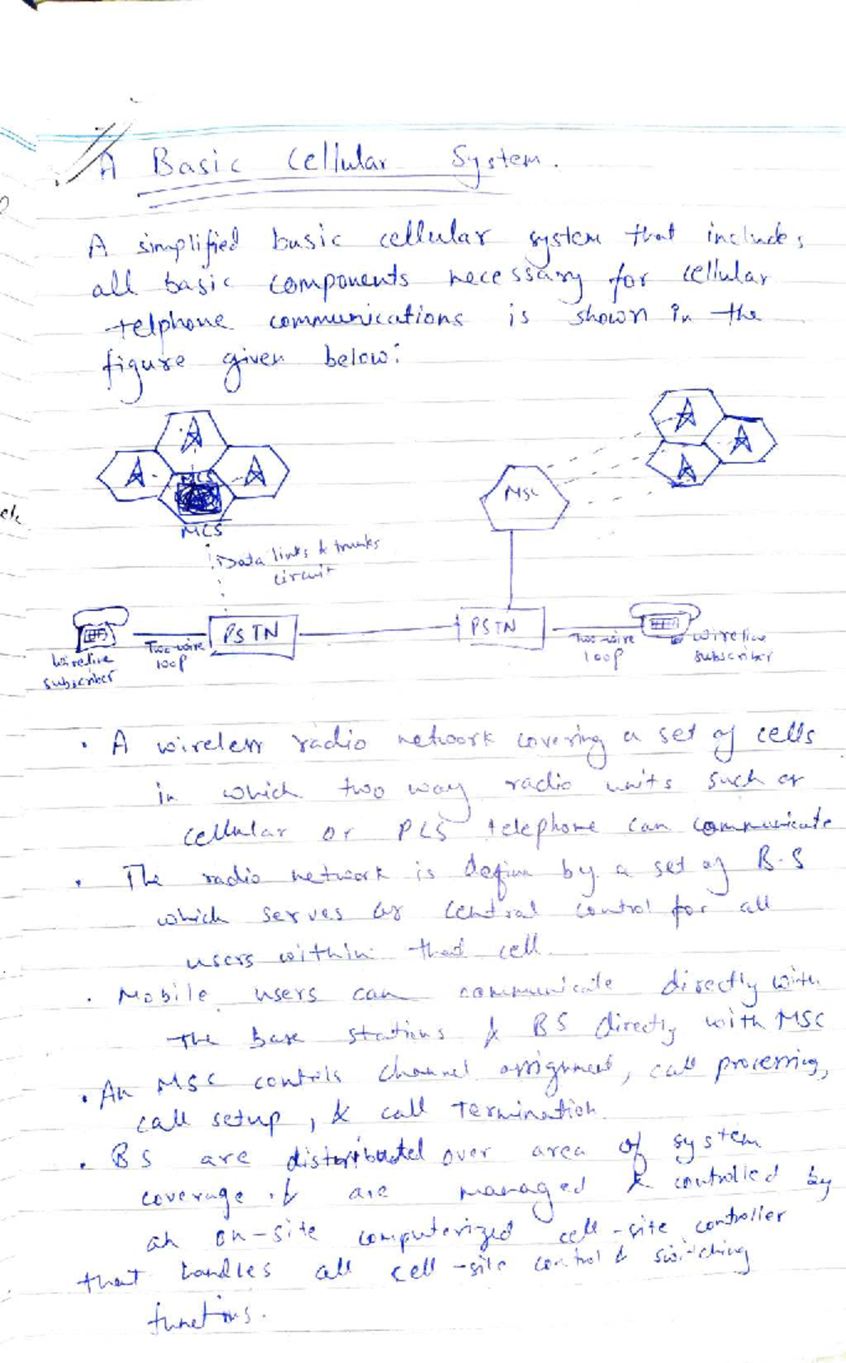 Cellular System Overview: Key Components and Access Techniques (MC ...