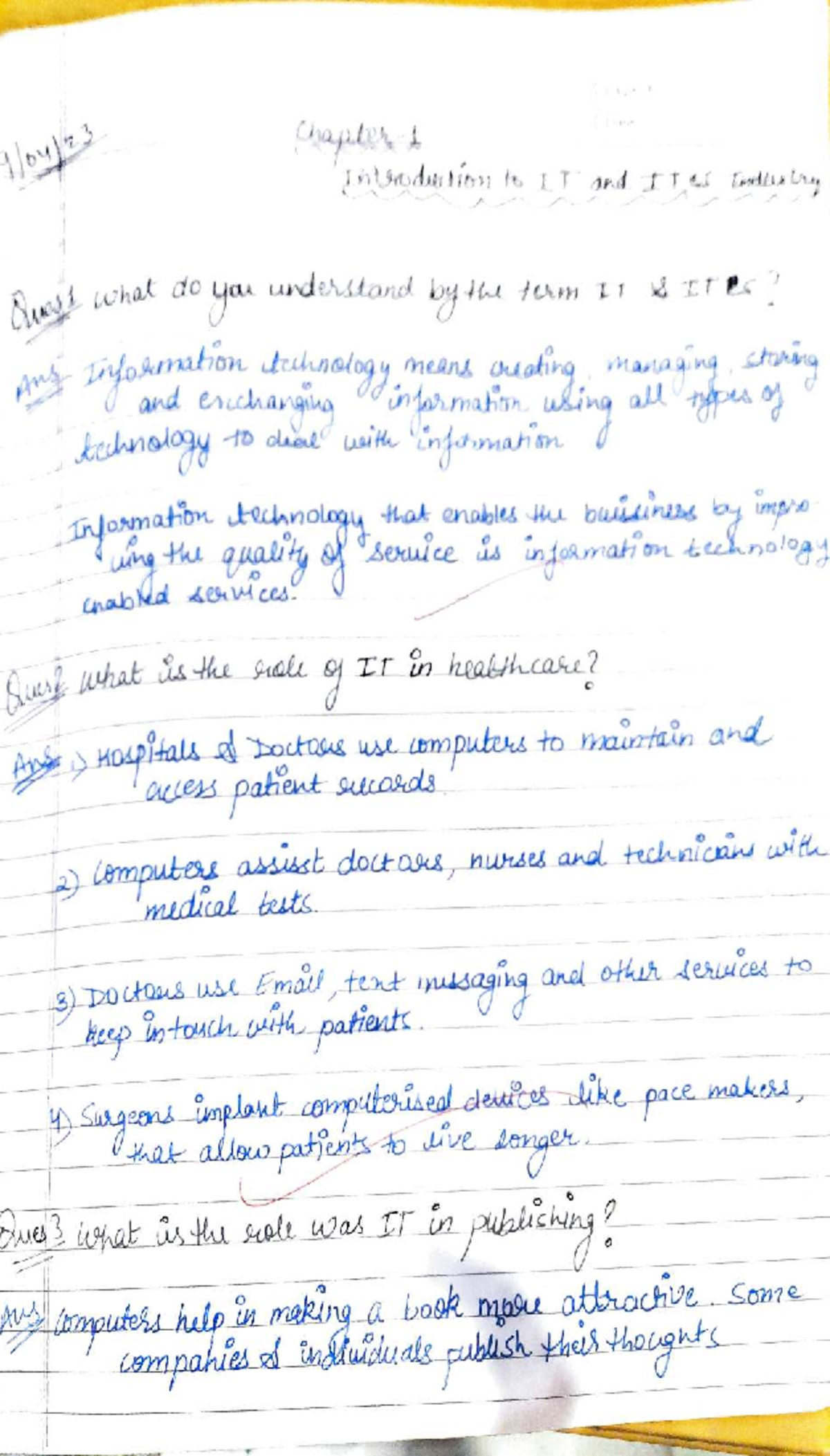 Chapter 1: Introduction to IT & ITES Industry - Key Concepts and Roles ...