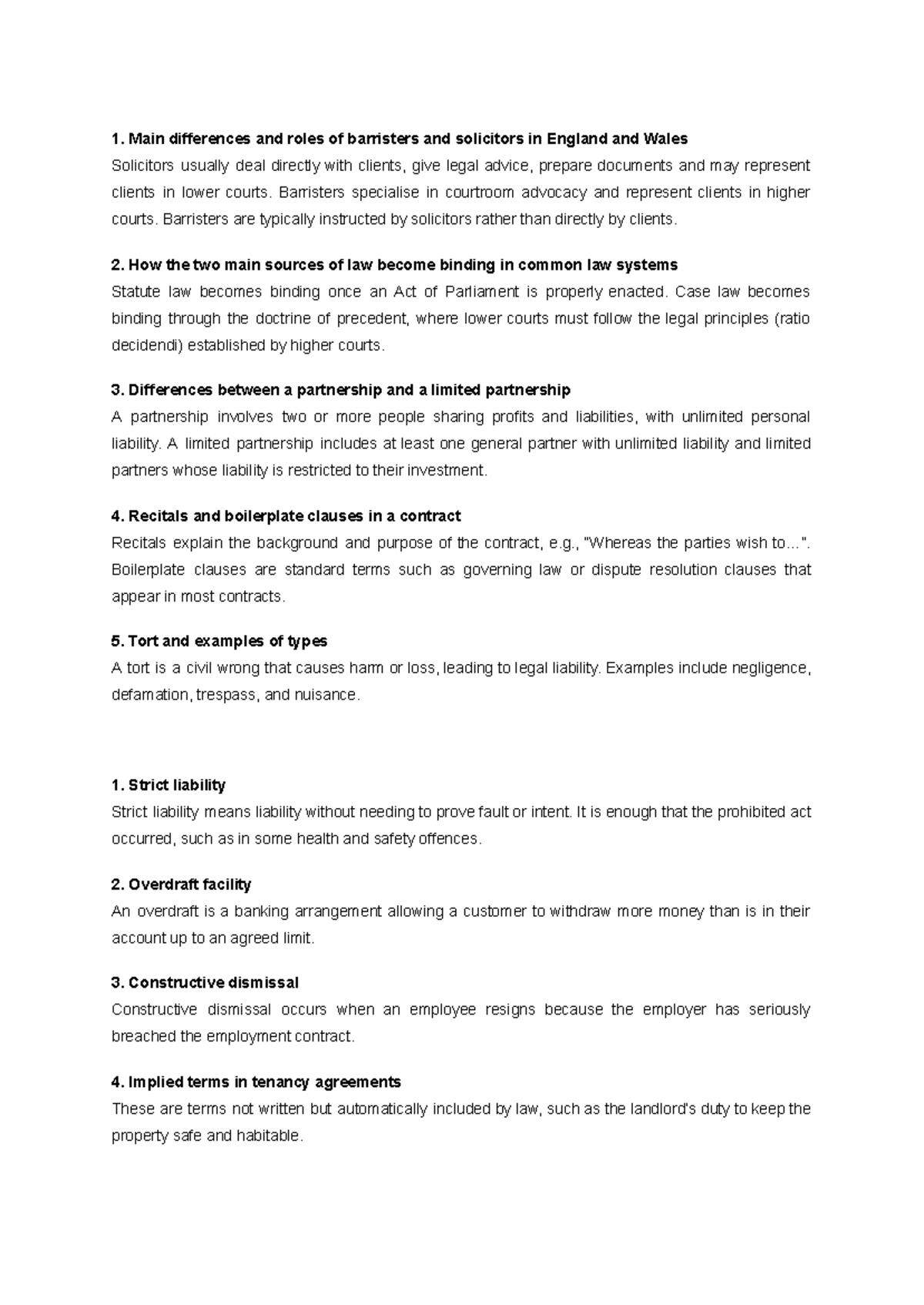 Law 101: Key Concepts and Differences in Legal Practice and Sources ...