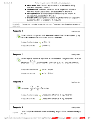 A1 Ejercicios Ecuaciones Diferenciales UVM - ACTIVIDAD 1 : EJERCICIOS Resuelve los ejercicios ...