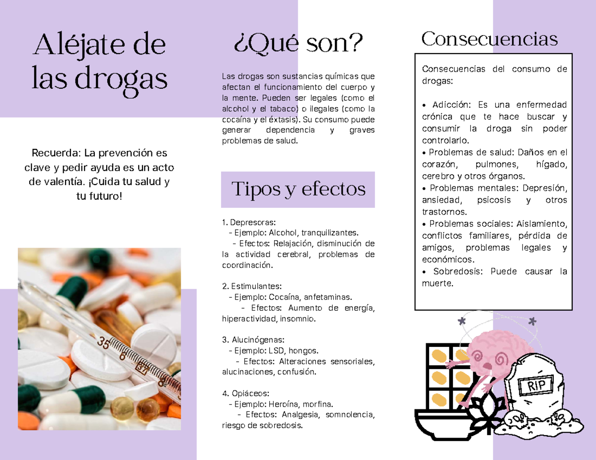 Prevención y Consecuencias del Consumo de Drogas: Claves para la Salud ...