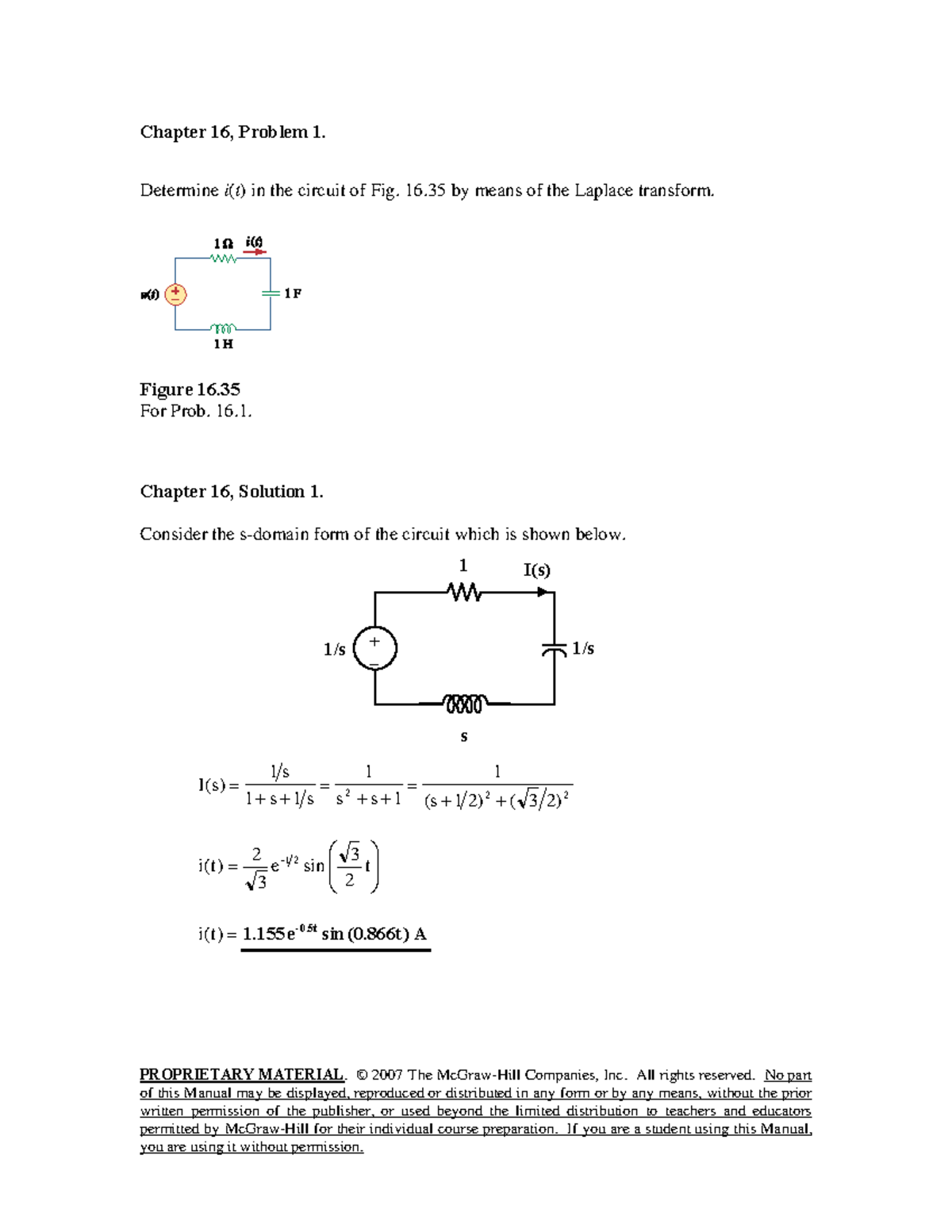 Chapter 16: Circuit Theory Problems & Solutions (1511-1558) - Studocu