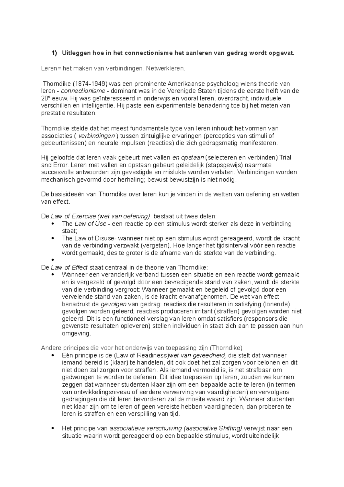 Behaviorisme uit het boek - Over leren onderwijs en instructie - Open ...