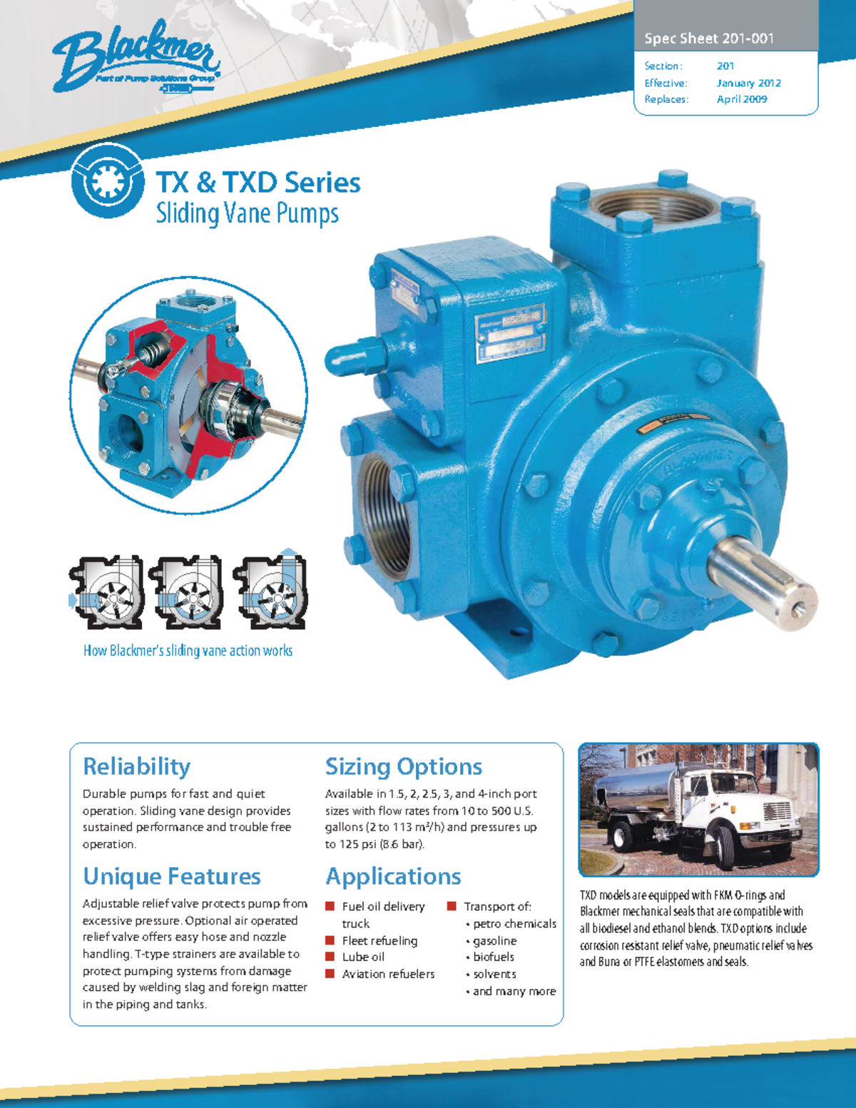 Brochure TX: Technical Specifications for TXD Series Pumps - Studocu