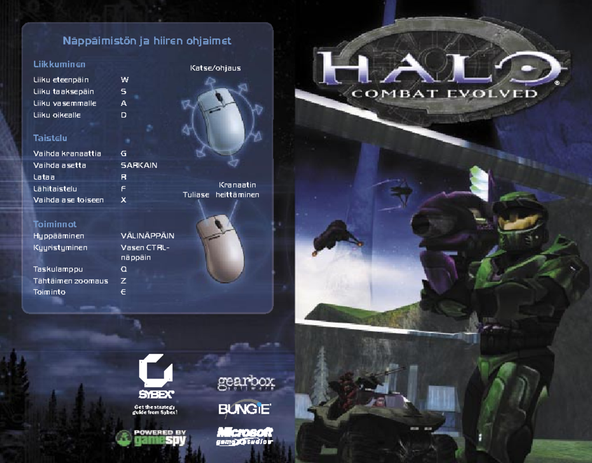 Halo PC Manual: Ohjaimet ja Liikkuminen (Suomi) - Studocu