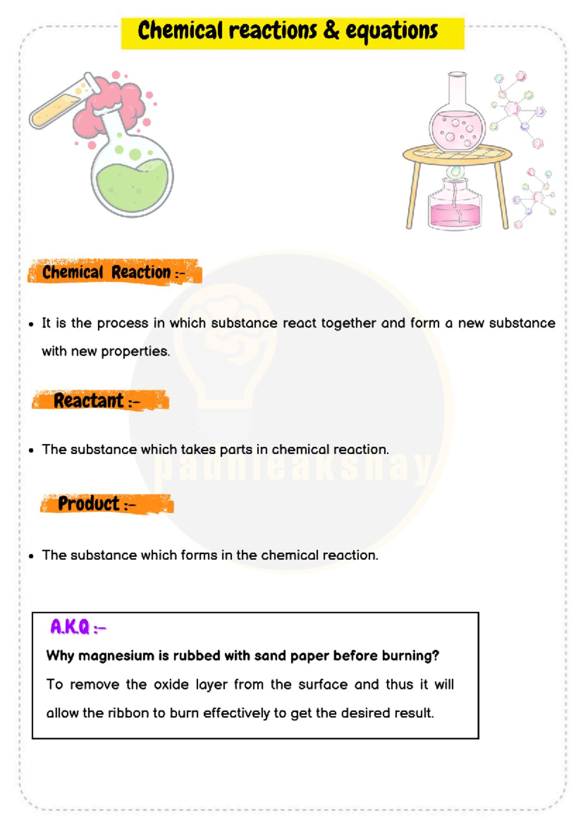 Chemistry 1: Intro to Chemical Reactions and Equations Notes - Studocu
