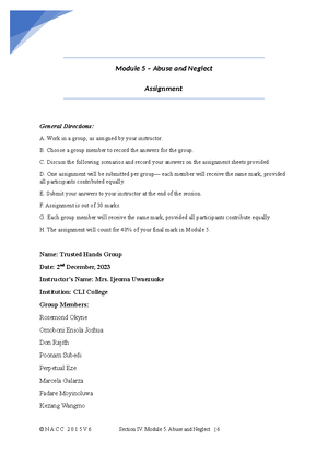 Module 10 - Group Assignment - Module 10 – Assisting with Medications ...