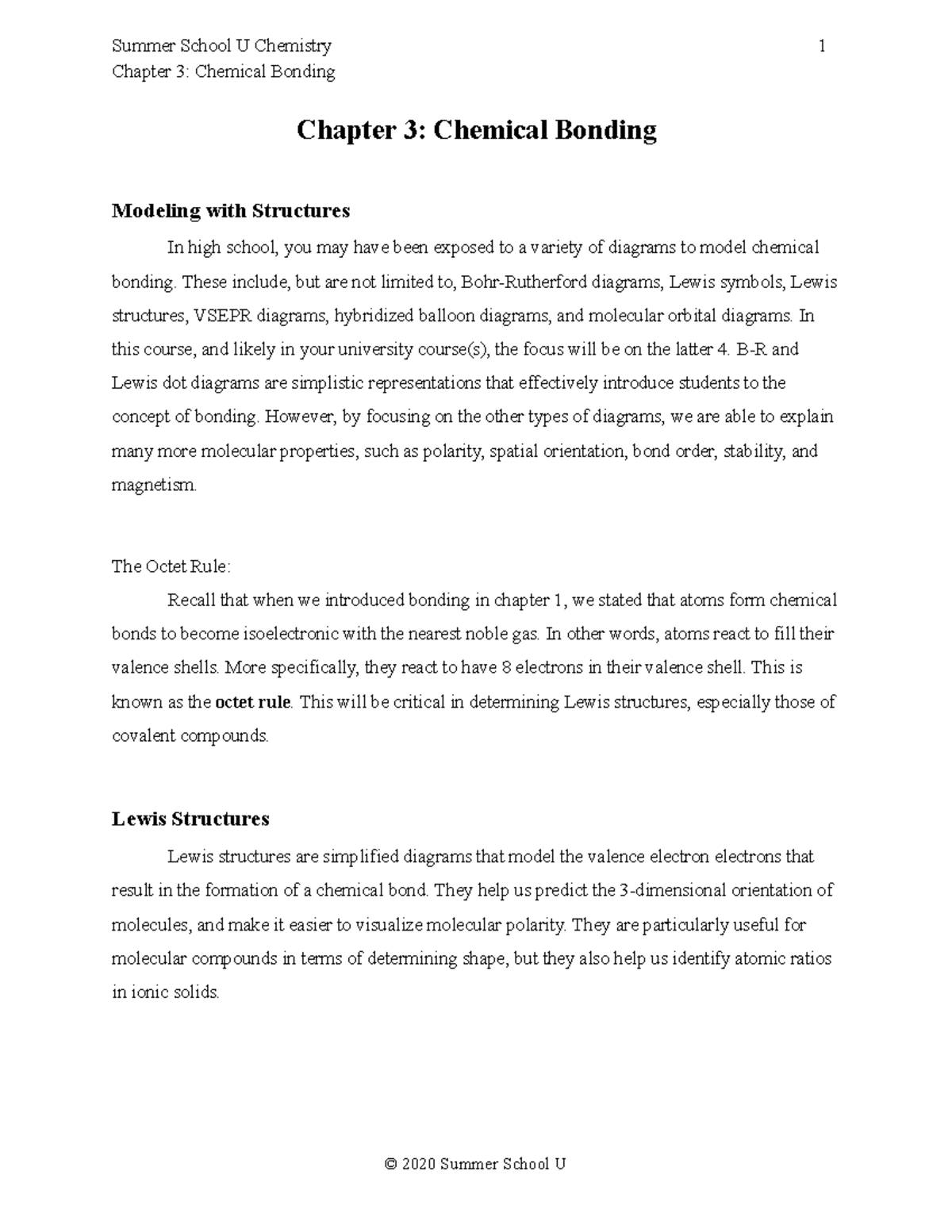 Unit 3 - Chemical Bonding: Insights into Molecular Structures and ...
