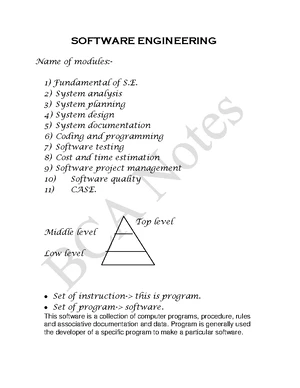 Unit 2 - Lecture notes 1-7 - Unit-2 Software Requirement Specifications ...