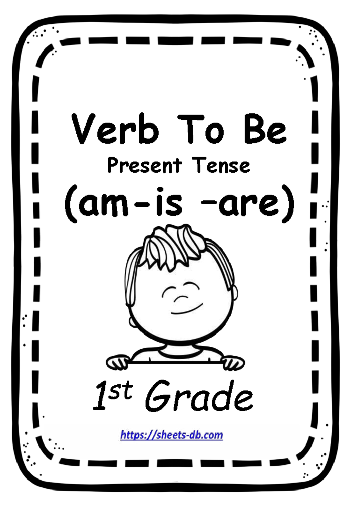 Verb To Be Present Tense Worksheet for 1st Grade - Studocu