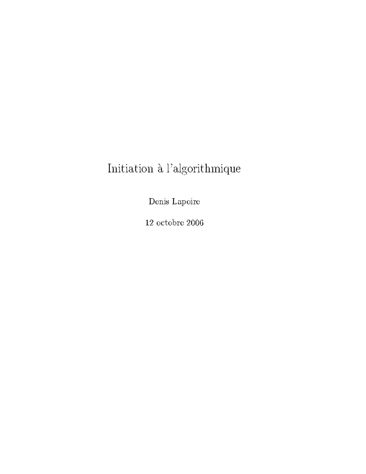 Final Exam Study Guide for CS101: Initiation Algorithmique - Studocu