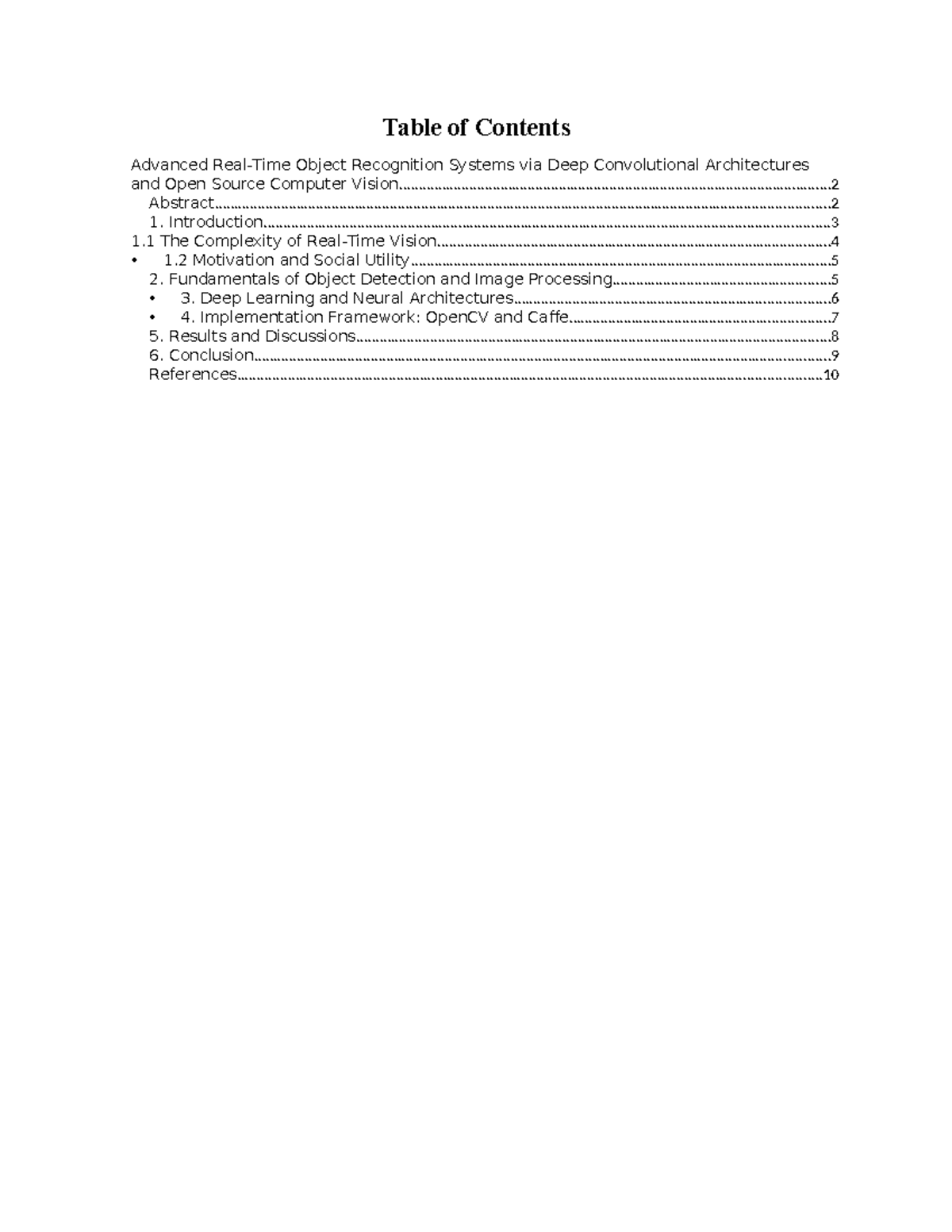 Advanced Object Detection Systems: Deep Learning & OpenCV Insights ...
