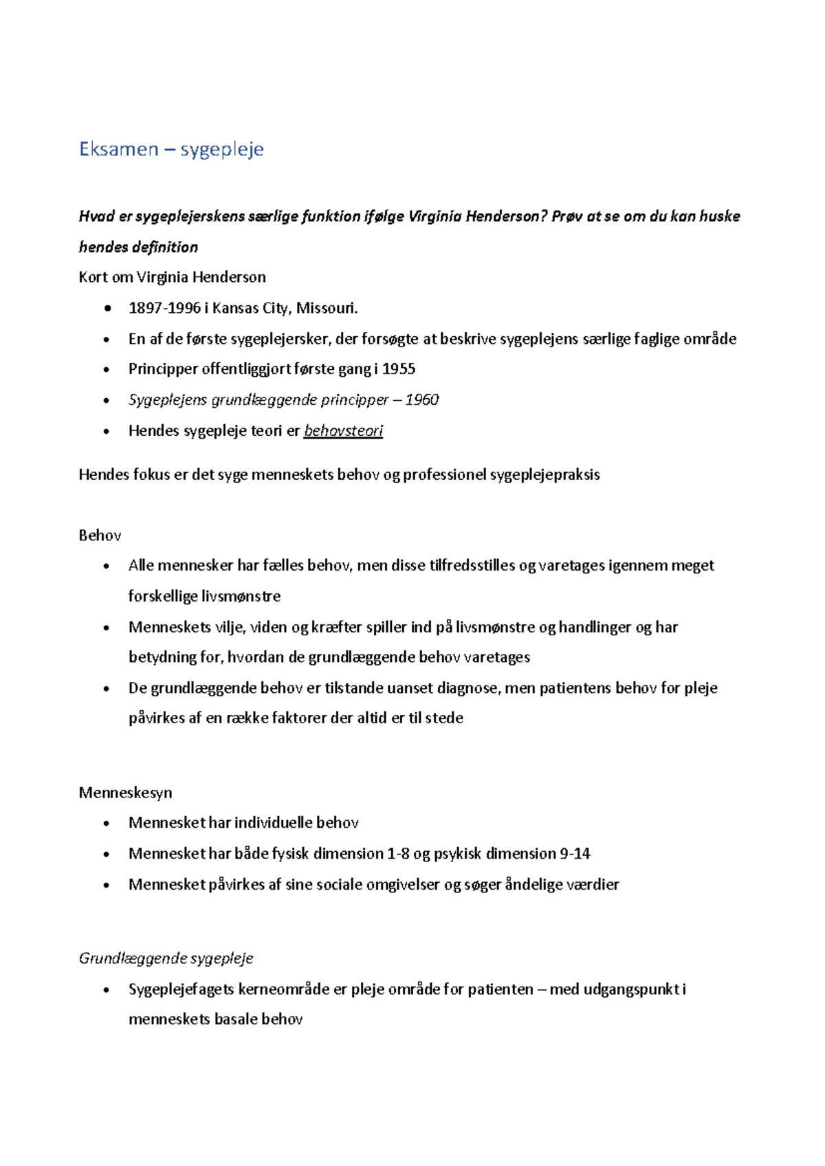 Etisk Grundlag for Sygeplejersker: Refleksion og Praksis - Studocu