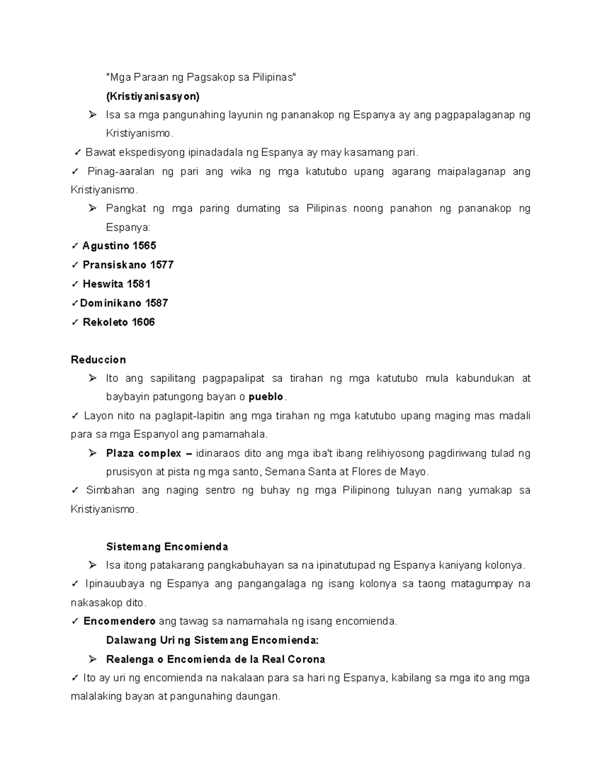 Mga Paraan ng Pagsakop sa Pilipinas - "Mga Paraan ng Pagsakop sa ...