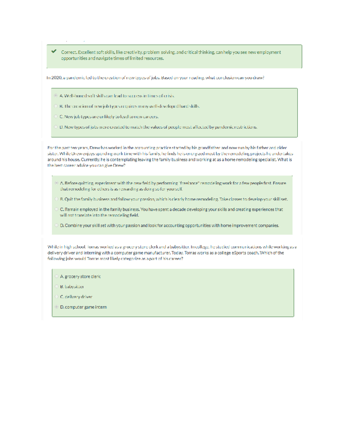 ACC496-Q1 - First Module Quiz Answers for Review & Study - Studocu